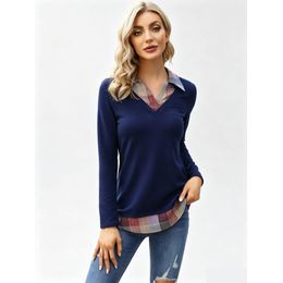 KoJooin Top female size XL Dark blue