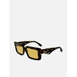 K by KARL LAGERFELD Karl Lagerfeld Sonnenbrille Damen Gr&ouml;&szlig;e 53 braun