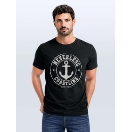 Neverless Shirt 'Coastal' Herren Gr&ouml;&szlig;e L schwarz