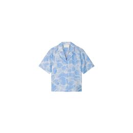 Fabienne Chapot Bluse Damen Gr&ouml;&szlig;e M hellblau / wei&szlig;