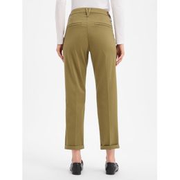 MAC HOSEN Stoffhose Chino turn up in oliv | Gr.: 42