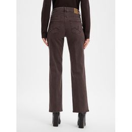 MAC HOSEN Bootcut Jeans Laura in schoko | Gr.: W40/L30