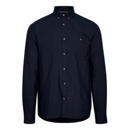 !Solid Button Up Shirt male size XXL Dark blue