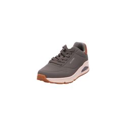 Skechers Sneakers 'Uno - Suited On Air' male size 45 Chestnut brown / Olive / White
