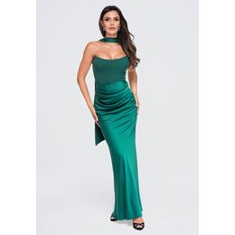 Ombre Abendkleid Damen Gr&ouml;&szlig;e 40 gr&uuml;n Sommerkleid