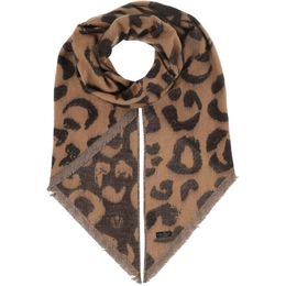 FRAAS Schal Damen Gr&ouml;&szlig;e One Size hellbraun / schwarz