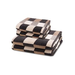 Ross Towel 'Three Stars' female size One size Dark grey