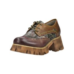 Laura Vita Schn&uuml;rschuh Damen Gr&ouml;&szlig;e 36 schoko / mischfarben Sommerschuhe