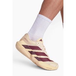 adidas Performance Adizero Dropset Pro Trainingsschuhe Damen Gr&ouml;&szlig;e 38 pastellgelb / karminrot