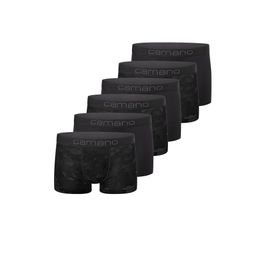Camano Boxershorts Herren Gr&ouml;&szlig;e L dunkelgrau / schwarz