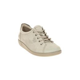 Ecco Schn&uuml;rschuh 'Ecco Soft 2 Schuhe grau Nubuck Schn&uuml;rer 206503' Damen Gr&ouml;&szlig;e 43 grau Sommerschuhe