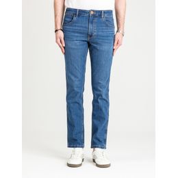 Wrangler Jeans 'Wrangler Greensboro Mid Visual 112378816' male size 40 Blue denim