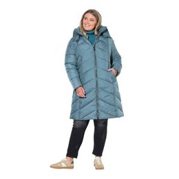 Ulla Popken Mantel in dunkelpetrol | Gr.: 46-48