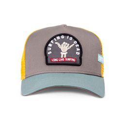 Coastal Cap Herren Gr&ouml;&szlig;e 55/60 dunkelgelb / grau / mint / rot / naturwei&szlig;