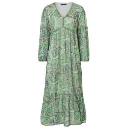 ana alcazar Dress 'Zesani' female size 40 Beige / Light green / Dark green