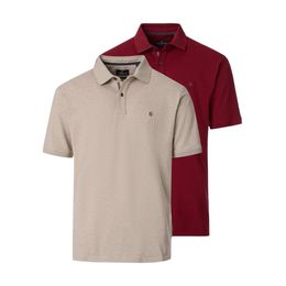 Casamoda Shirt 'Basic' male size L mottled red