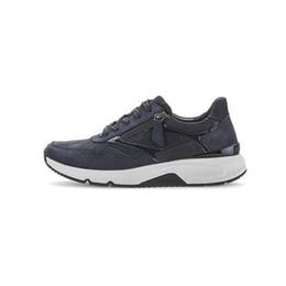 Gabor Comfort Lace-Up Shoes 'Sneaker Damen 76.896.46 Rauleder in blau' female size 37 Blue