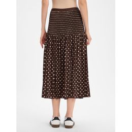 Opus Plisseerock Ribane doty in schoko beige - 0001 | Gr.: 38