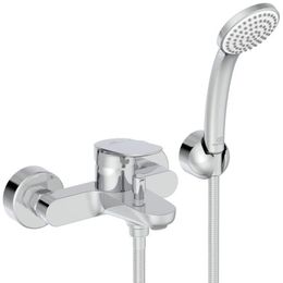 Ideal Standard Ceralife O Badewannenarmatur BE115AA Ausladung 156mm, mit Handbrause-Set, chrom