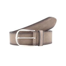 Vanzetti G&uuml;rtel Leder grau-taupe | Gr.: 80 cm