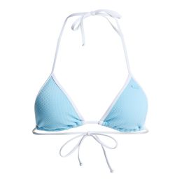 Roxy Bikini Top 'Kauai Tiki Tri' female size 110 Light blue / White