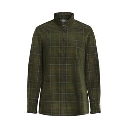Barbour Blouse 'Barbour Shae' female size L Dark green / Rusty red / White