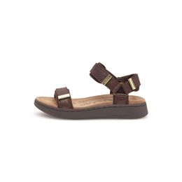 Woden Sandals 'Line Fish' female size 36 Chocolate