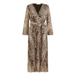 YUMI Kleid Damen Gr&ouml;&szlig;e 42 beige / braun / schwarz Sommerkleid