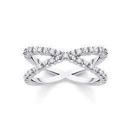 Thomas Sabo Ring female size 58 Silver