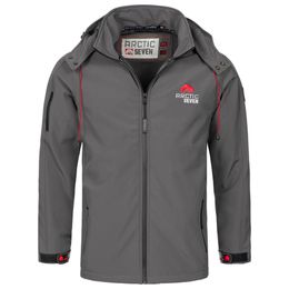 Arctic Seven Funktionsjacke Herren Gr&ouml;&szlig;e M dunkelgrau / rot / wei&szlig;