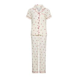 Orchibelle Pyjama 'Rosaura' Damen Gr&ouml;&szlig;e XXL naturwei&szlig; Sommerkleid