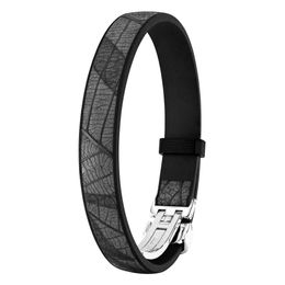NiMa Atelier Bracelet 'GEB LEAF' female size 16 / 21 cm Grey