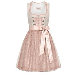Trachtenhof N&uuml;bler Dirndl 'Mini Dirndl Lina' female size 38 Beige