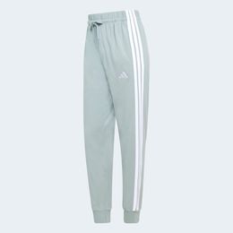 adidas Sportswear Workout Pants 'Essentials' female size S Light green / White