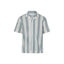 LINDBERGH Button Up Shirt male size L Beige / Blue