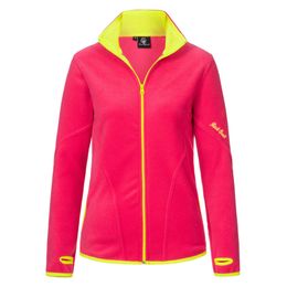 Rock Creek Fleece Jacket female size S Neon yellow / Pink