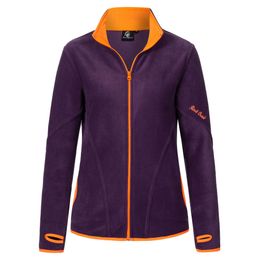 Rock Creek Fleece Jacket female size XS Blackberry / Orange