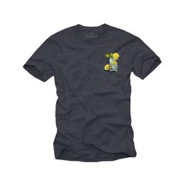 MAKAYA Shirt 'Gin Tonic' male size M Basalt grey