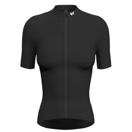 WULIBIKE Jersey 'Wulibike Damen Radtrikot Classic Kurzarm Schwarz' female size M Black