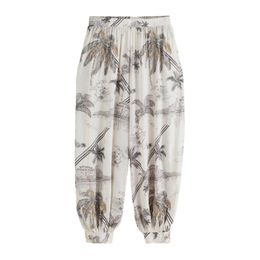 B by Ted Baker Pants female size 42 Cream / Grey / Olive / Black