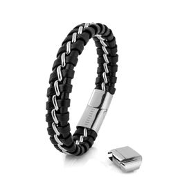 Akitsune Armband 'Adeptus' Herren Gr&ouml;&szlig;e 21 cm silber