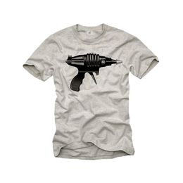 Makaya Shirt 'Laser Gun' Herren Gr&ouml;&szlig;e XXL grau