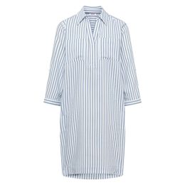 Cecil Shirt Dress female size 46 marine blue / Light blue / White