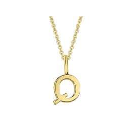 ONE ELEMENT Anh&auml;nger 'Buchstabe Q' Damen Gr&ouml;&szlig;e One Size gold