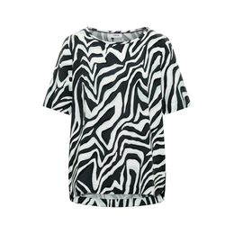 Cecil Bluse Damen Gr&ouml;&szlig;e XL dunkelgr&uuml;n / wei&szlig;