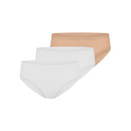 Schiesser Panty 'Invisible Cotton' female size S Cappuccino