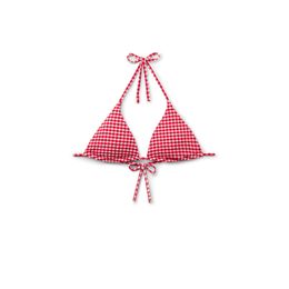 Tezenis Bikinitop 'Summer Vichy' Damen Gr&ouml;&szlig;e 75 rot / wei&szlig;