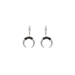 Gaya Ohrringe Damen Gr&ouml;&szlig;e One Size schwarz / silber