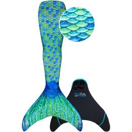 Fin Fun Mermaidens Original Flossen M&auml;dchen - Gr&ouml;&szlig;e 134-143 - gr&uuml;n