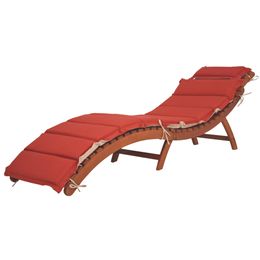 Garden Pleasure Sonnenliege 'Nassau' braun 55 x 56 x 186 cm